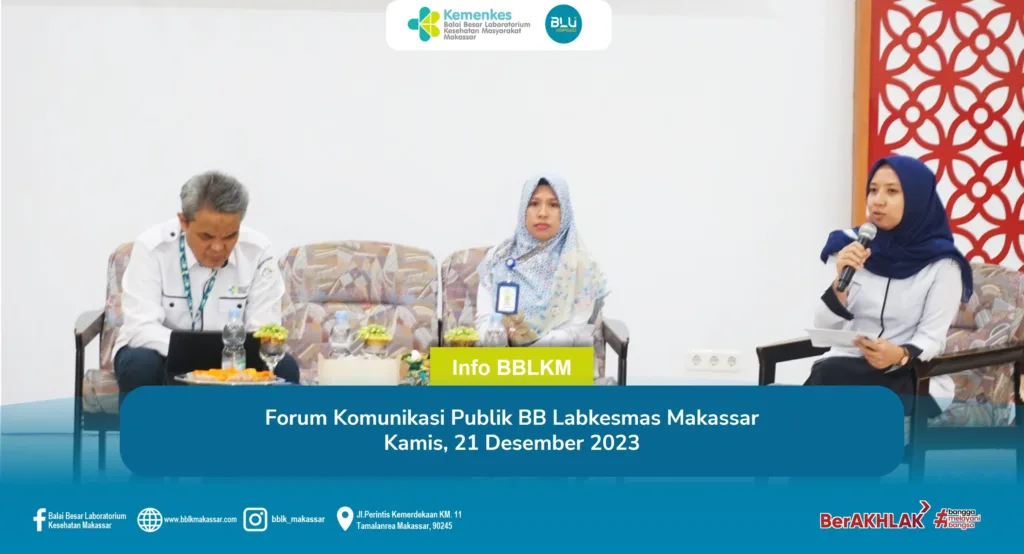 Forum Komunikasi Publik BB Labkesmas Makassar | BB Labkesmas Makassar
